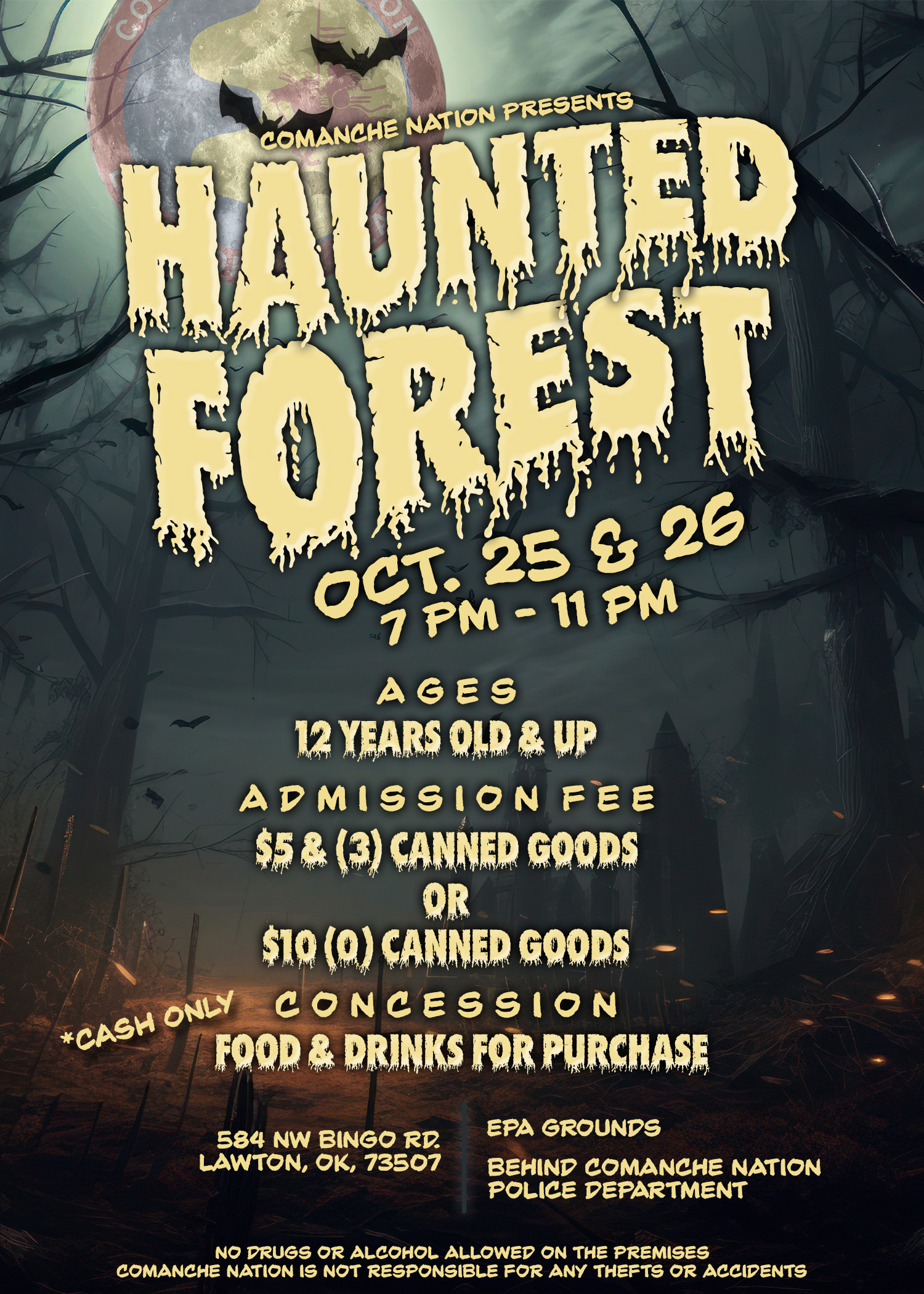 Comanche Nation Haunted Forest | Comanche Nation, Oklahoma