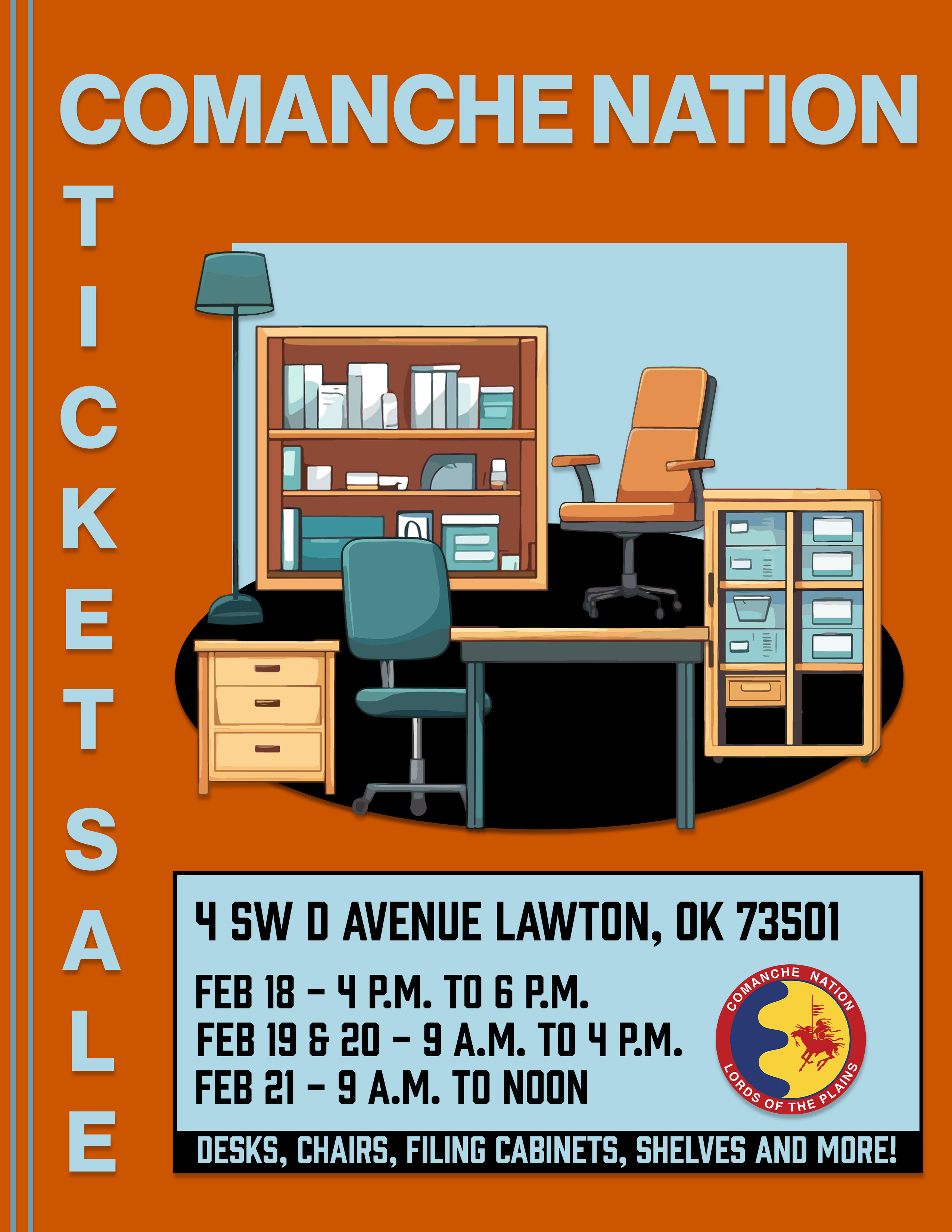 Comanche Nation Ticket Sale | Comanche Nation, Oklahoma