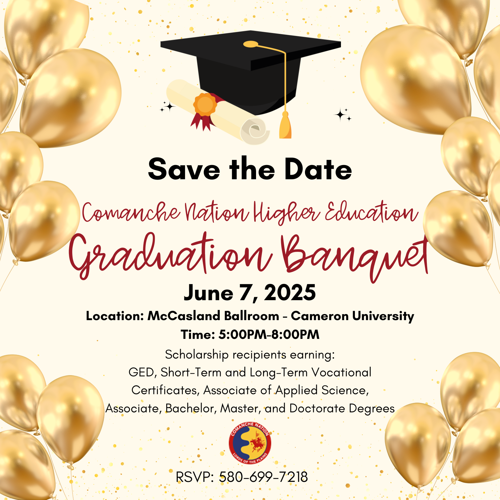 Comanche Nation Higher Education Graduation Banquet | Comanche Nation ...