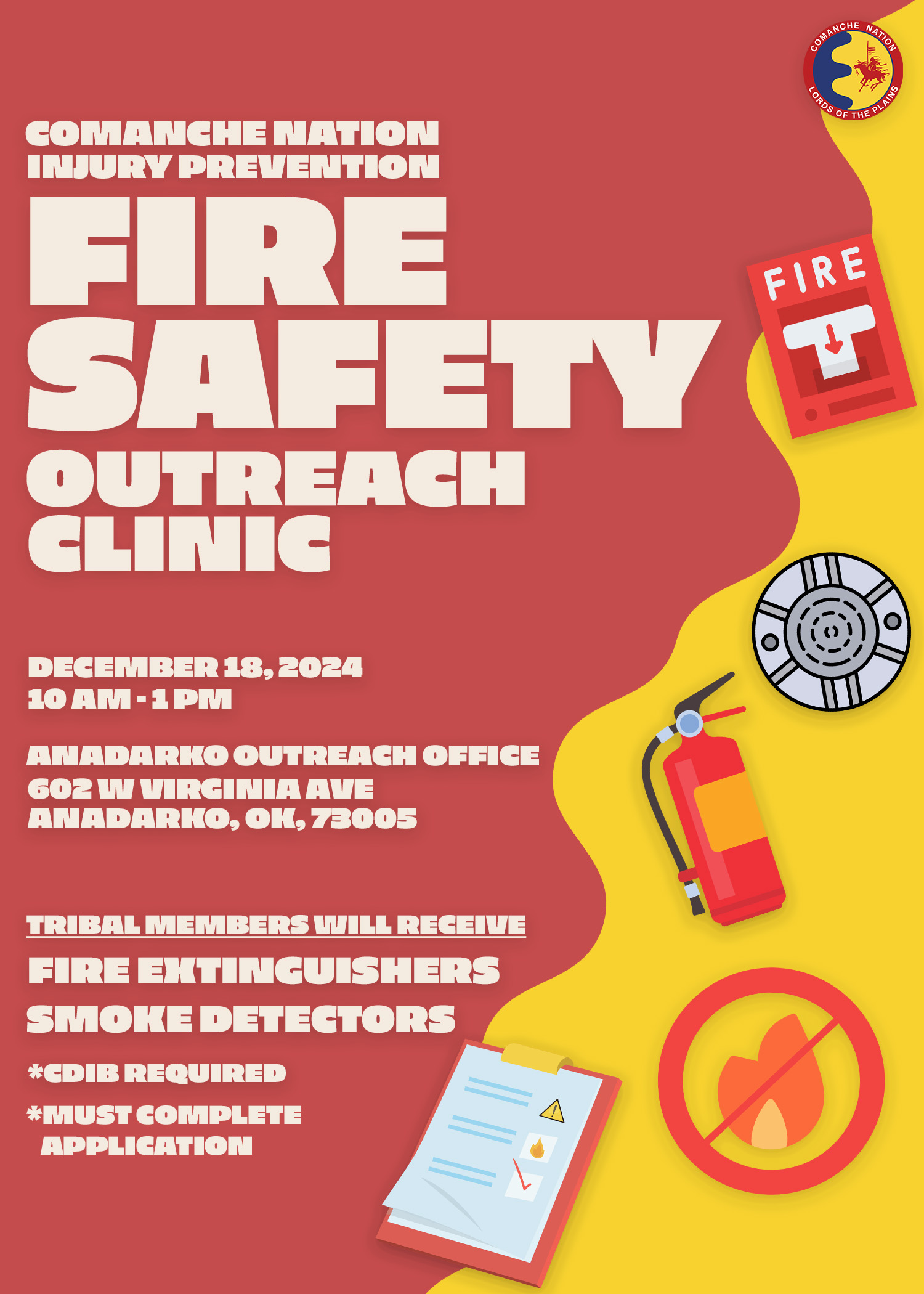 Fire Safety Outreach Clinic | Comanche Nation, Oklahoma