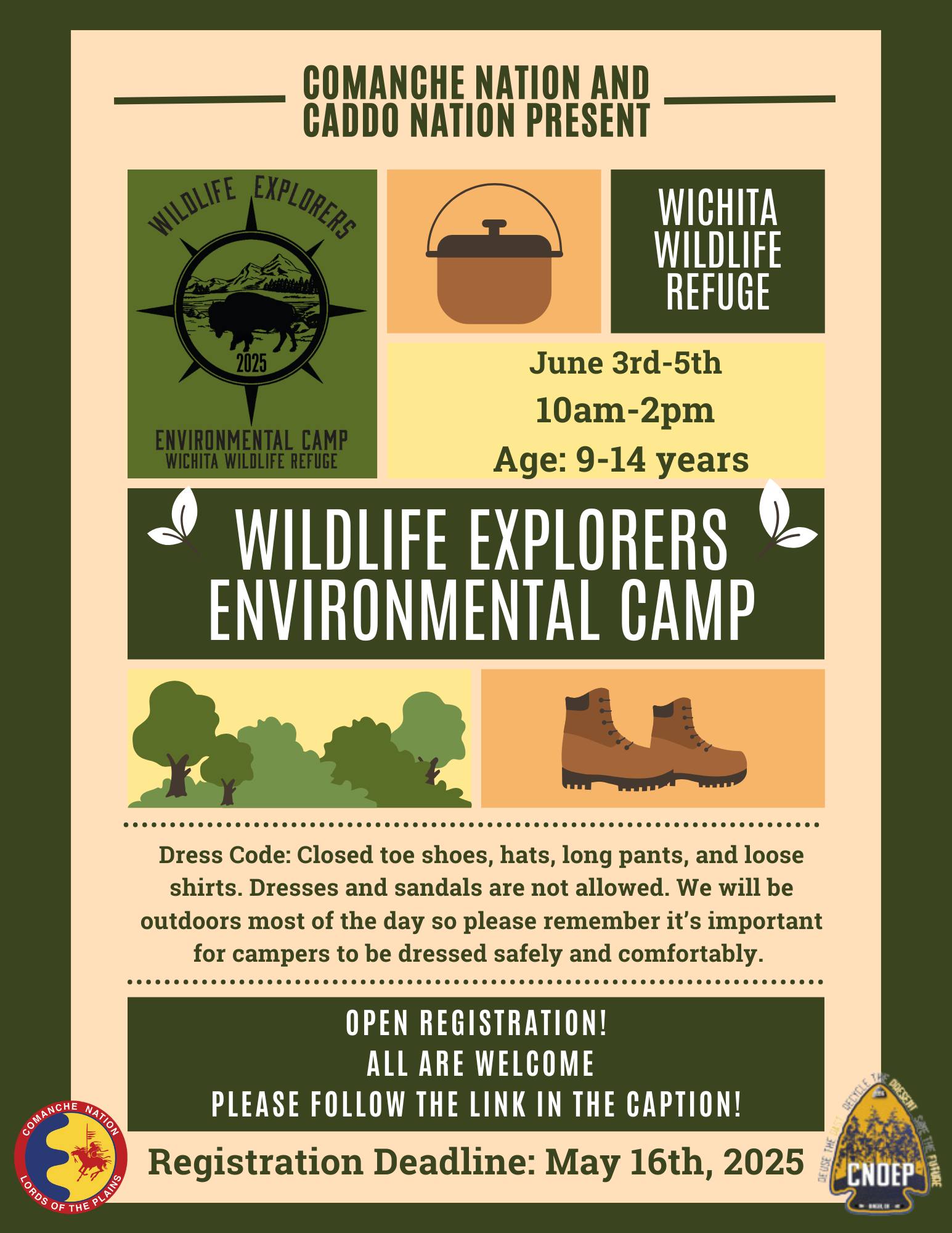 Wildlife Explorers Environmental Camp | Comanche Nation, Oklahoma