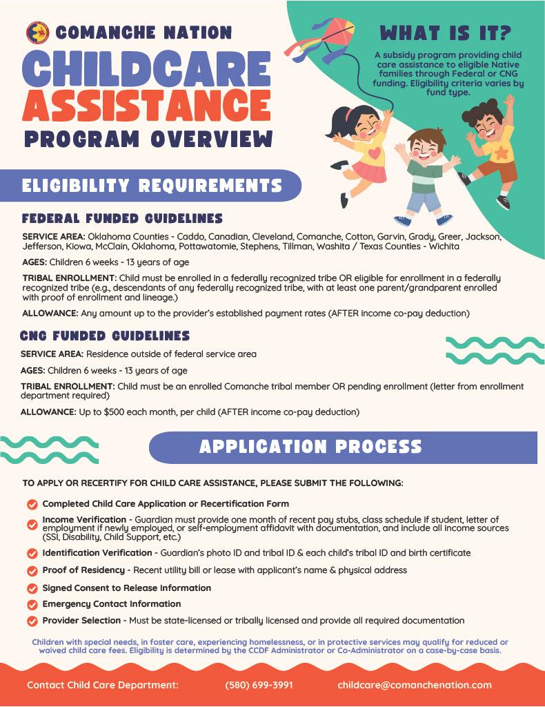 Childcare Registration Event | Comanche Nation, Oklahoma